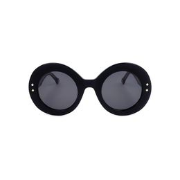 Carolina Herrera Damen-Sonnenbrille in Schwarz/ Dunkelblau - 68% | Gr&ouml;&szlig;e 52 | Damen-brillen