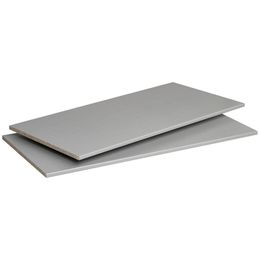 Mid.you Einlegebodenset, Grau, Holzwerkstoff, 96x2x50 cm, BQ - B&uuml;ndnis f&uuml;r Qualit&auml;t, Made in Germany, DIN EN ISO 9001, Schlafzimmer, Kleiderschr&auml;nke, Schrankzubeh&ouml;r, Einlegeb&ouml;den
