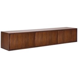 Livetastic Lowboard, Walnuss, Holz, Mangoholz, massiv, Holz, 160x29x33 cm, Holzm&ouml;bel, Kleinm&ouml;bel Holz, Holzkommoden, Lowboards Holz