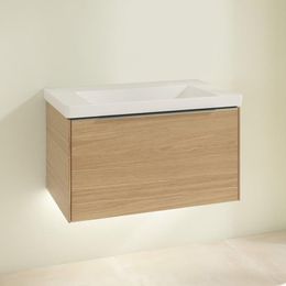 Villeroy & Boch Villeroy & Boch Subway 3.0 Schrank mit Waschtisch, 1 Auszug, 4A7083RW+C573L0VJ,
