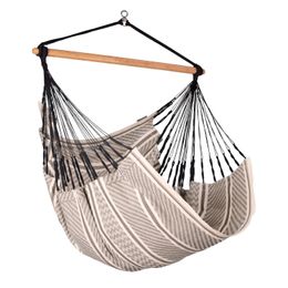 La Siesta H&auml;ngesessel Comfort Hammock Chair Grau/Wei&szlig;