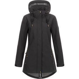 Ankerglut Ankerglutbrise Softshellmantel Damen schwarz 52 - Damenjacken