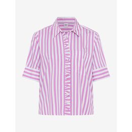 Brax Damen Bluse Style VICA FRIL bright purple, Rosa, Gr. 32