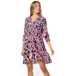 PM SELECTED Damen Tunikakleid Sommerkleid Jersey Strandkleid mit Muster PM31