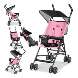 Kidiz&reg; Kinderwagen CITY Buggy Kinderbuggy klappbar Sportwagen Faltbar 360&deg; 4-Zoll-R&auml;der Inkl. Sonnen- und Regenverdeck zusammenklappbar 5-Punkt-Sicherheitsgurt ab 6 Monate