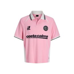 Jack & Jones Jack & Jones Junior Poloshirt CLUB RIBBED FOOTBALL T- Shirt mit Polokragen