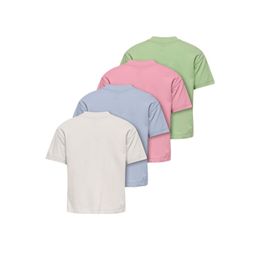 Kids Only T-Shirt SOLEI LIFE Kurzarmshirt 4er Pack