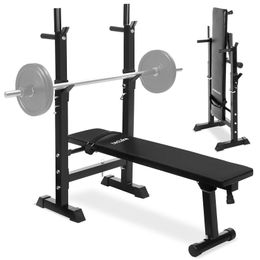 TecTake&reg; Hantelbank, klappbar, gepolstert mit Kunstlederbezug, rutschfest, 118 x 55 x 106 cm