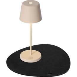 Silwy LED-Magnet-Leuchte Monaco akkubetrieben inklusive Platzset schwarz - Tischleuchten