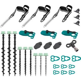 Berger TerraGlow Befestigungs-Set, 41-teilig - Zeltheringe & Abspannmaterial