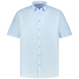 Herren Gro&szlig;e Gr&ouml;&szlig;en | Pfundskerl Freizeithemd mit Leinen Farbe hellblau Gr&ouml;&szlig;e: 4XL