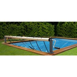 Interline manueller Planenaufroller f&uuml;r Holzpools