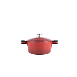 Kelomat Schmortopf mit Deckel Keramika Red