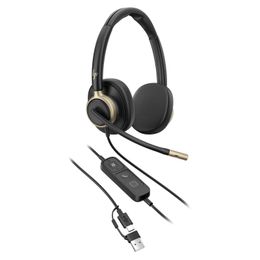 HP Poly Mission 825 kabelgebundenes Stereo-USB-Headset (Bulk)