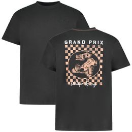 Herren Gro&szlig;e Gr&ouml;&szlig;en | North T-Shirt mit R&uuml;ckenprint Farbe schwarz Gr&ouml;&szlig;e: 6XL