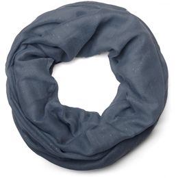 Loop styleBREAKER "Loop mit Glitzer unifarben", Damen, grau (grau, blau), Obermaterial: 100% Viskose CV., Modisch, Modet&uuml;cher Loop