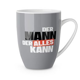Becher &raquo;Der Mann der alles kann&laquo;