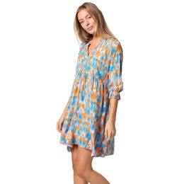 PM SELECTED Damen Tunikakleid Sommerkleid Jersey Strandkleid mit Muster PM31