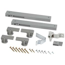 T&uuml;rd&auml;mpfer Inosign "Estepona", grau, H:2cm T:4cm &Oslash;:22cm, Kunststoff, T&uuml;rd&auml;mpfer, 2er Set D&auml;mpfungsbeschlag f&uuml;r die Kleiderschr&auml;nke 34284456 & 15255557