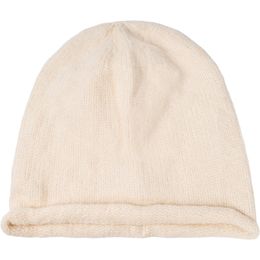 Strickm&uuml;tze styleBREAKER "Oversize Strickbeanie mit Rollrand", Damen, wei&szlig; (creme), Obermaterial: 4% Elasthan EL. 30% Polyacryl PAN. 66% Polyester PES., Modisch, M&uuml;tzen Strickm&uuml;tze