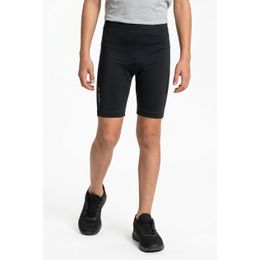 Fahrradhose Vaude "KIDS ELMO PANTS VII", M&auml;dchen, Gr. 122/128, N-Gr, schwarz, Obermaterial: 74% Polyester, 26% Elasthan, Hosen Fahrradhose, sportlicher Stil