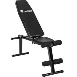 TecTake&reg; Trainingsbank, klappbar, gepolstert mit Kunstlederbezug, rutschfest, 125 x 34 x 129 cm