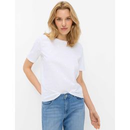 Brax Damen Shirt Style CIRA S offwhite, cremewei&szlig;, Gr. 32