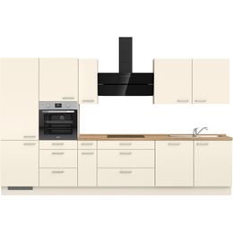 K&uuml;che Nobilia "Touch II", NEU: individuell anpassbar mit gratis Profi-Beratung", wei&szlig; (k&uuml;che: wei&szlig;, korpus: magnolia matt, arbeitsplatte: eiche sierra nachbildung), B:360,3cm H:216,6cm T:60cm, Komplettk&uuml;chen-Sets, vormontiert, Breite 360 cm, Ausrichtung w&auml;hlbar, wahlw. mit E-Ger&auml;ten