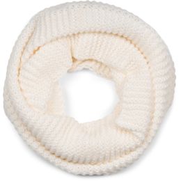 Loop styleBREAKER "Strick Loop Wellenmuster", Damen, wei&szlig; (creme, wei&szlig;), Obermaterial: 100% Polyacryl PAN., Modisch, Modet&uuml;cher Loop