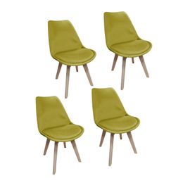 HTI-Living Stuhl Atlanta Velvet Curry