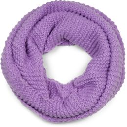 Loop styleBREAKER "Strick Loop Wellenmuster", Damen, lila (flieder), Obermaterial: 100% Polyacryl PAN., Modisch, Modet&uuml;cher Loop