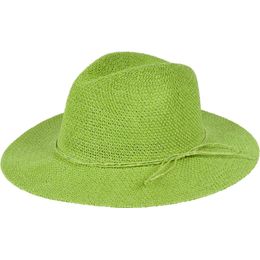 Sonnenhut styleBREAKER "Panama Strohhut", Damen, gr&uuml;n (hellgr&uuml;n), Obermaterial: 100% Papierstroh PAS., Modisch, H&uuml;te