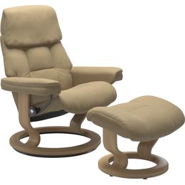 Relaxsessel stressless "Ruby", beige (sand paloma), B:79cm H:98cm T:76cm, Leder PALOMA: Paloma ist ein durchgef&auml;rbtes Semianilin-M&ouml;belleder mit nat&uuml;rlicher Narbung. Es wurde mit einer leichten Oberfl&auml;chenbehandlung versehen, um es best&auml;ndiger zu machen. Paloma ist weich im Griff und hat eine warme Ausstrahlung. Es ist atmungsaktiv und feuchtigkeitsabsorbierend. Paloma wird besonders von all jenen 