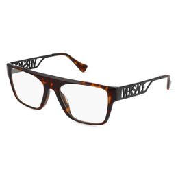 Versace VE3326U Brille Herren | Fassung: Vollrand, Quadratisch, Havanna