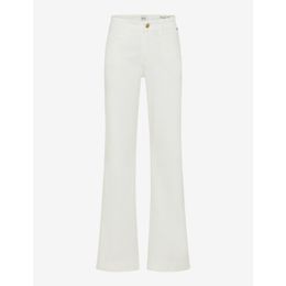 Brax Damen Five-Pocket-Hose Style MAINE SOFT ECRU, cremewei&szlig;, Gr. 32