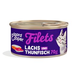Edgard und Cooper Filets Lachs und Thunfisch 24x70 g