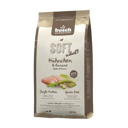 Bosch SOFT H&uuml;hnchen und Banane Hunde-Trockenfutter hoher Fleischanteil 1kg