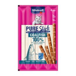 Vitakraft Pure Stick Seelachs Katzensnacks ohne Zuckerzusatz 4x5g