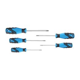Gedore Schraubendreher-Set 5-teilig, Schraubenzieher-Satz f&uuml;r Innen-TX Schrauben, 3-Komponenten-Griff, Werkzeug, 2163 TX-05 (1482327)
