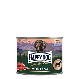 Happy Dog Sensible Pure Montana (Pferd) Hunde-Nassfutter getreidefrei 6x200g