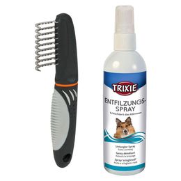 Trixie Fell-Entfilzer f&uuml;r Hund und Katzen + Entfilzungsspray