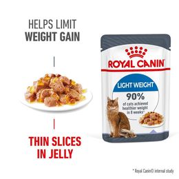 Royal Canin FCN Light Weight Care Jelly Katzen-Nassfutter zur Gewichtskontrolle 12x85g