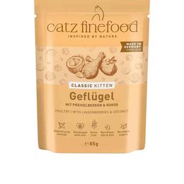 Catz Finefood Kitten No.03 Gefl&uuml;gel Katzen-Nassfutter getreidefrei 16x85g