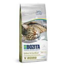 Bozita Indoor & Sterilised mit Huhn Katzen-Trockenfutter f&uuml;r sterilisierte Katzen 2kg