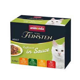 animonda vom Feinsten Raffinesse in Sauce Adult Katzen-Nassfutter ohne Soja 8x85g