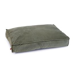 Designed by Lotte Hundekissen Nalino Samt Gr&uuml;n 100x70x15cm