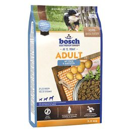 Bosch Adult Fisch & Kartoffel Hunde-Trockenfutter ohne Gentechnik 3kg