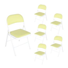 HTI-Living Klappst&uuml;hle 6er Set Wedigo Gr&uuml;n
