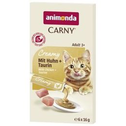 animonda Carny Nassfutter Katze Adult Creamy mit Taurin x Huhn 11x15 g