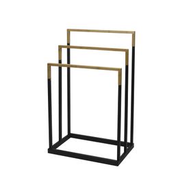HTI-Living Handtuchtrockner mit 3 Stangen Modern in Schwarz